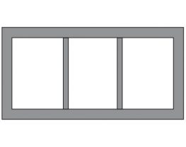 Double Divided Transom Grid - modlar.com