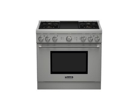36 inch Professional Series Pro Harmony Standard Depth Dual Fuel Range ...