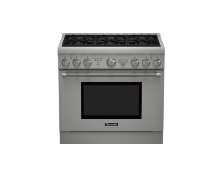 36 inch Professional Series Pro Harmony Standard Depth Dual Fuel Range ...