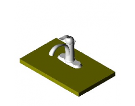Single Handle Centerset Bath Faucet, Aged Pewter Finish - modlar.com