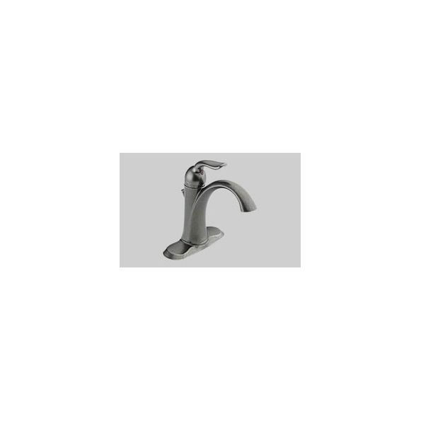 Single Handle Centerset Bath Faucet, Aged Pewter Finish - modlar.com