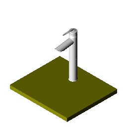 Lavatory Faucet, Grail™ Series, Centerset, Stainless Steel Finish ...