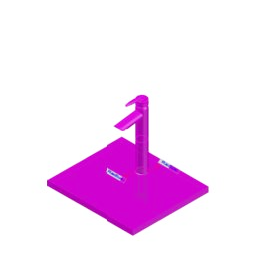 Lavatory Faucet, Grail™ Series, Centerset, Stainless Steel Finish ...