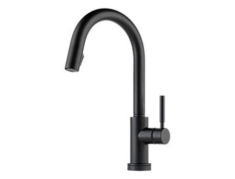 Solna Single Handle Single Hole Pull-Down Kitchen Faucet With ...