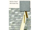 GAF: Slate Roofing, TruSlate Eco Green, 60% Eco Green, 40% Smoke Grey ...