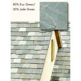 Slate Roofing, TruSlate Eco Green, 80% Eco Green, 20% Jade Green ...