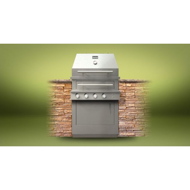 K500HB Hybrid Fire Built-in Grill - modlar.com