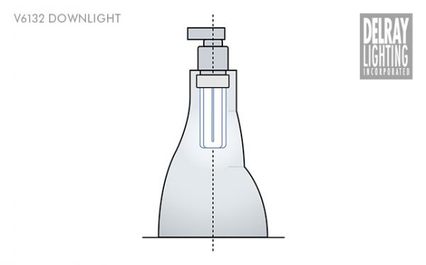V6132 Vertical Downlight by Delray Lighting - modlar.com