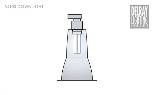 V4100 Vertical Downlight by Delray Lighting - modlar.com