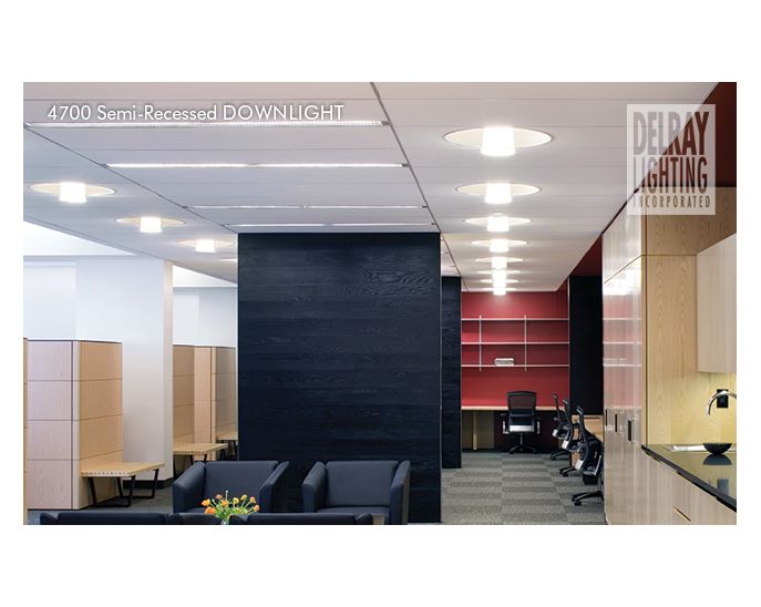 4700 Semi-Recessed Downlight by Delray Lighting - modlar.com