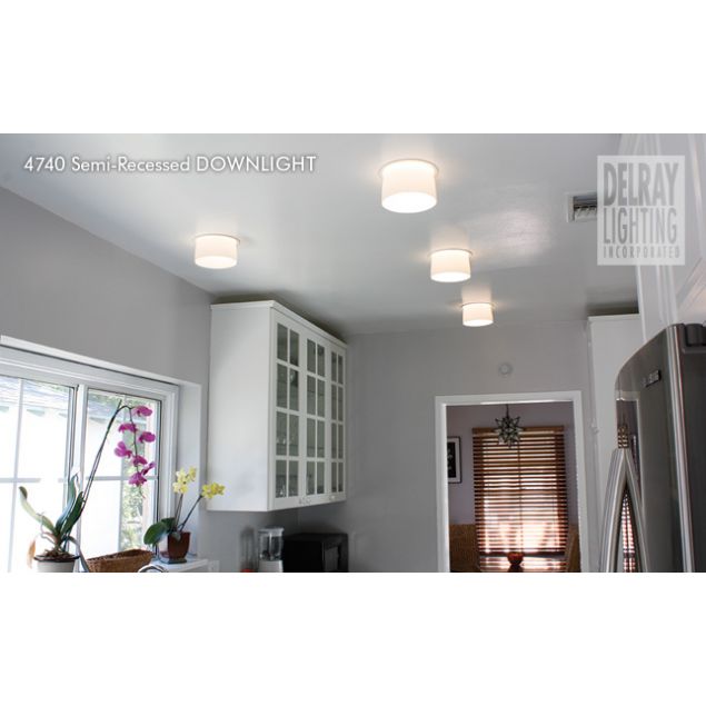 4740 Semi-Recessed Downlight by Delray Lighting - modlar.com