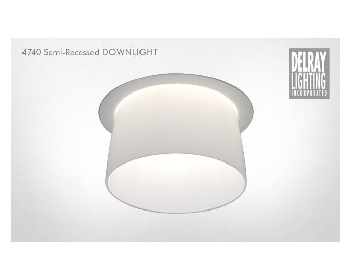 4740 Semi-Recessed Downlight by Delray Lighting - modlar.com