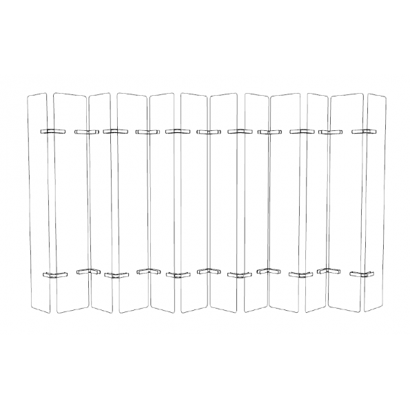 EchoPanel® 24mm Paling Space Divider - modlar.com