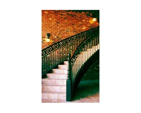 Curved Metal Stairs - modlar.com