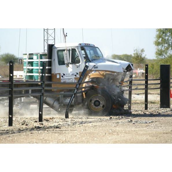 Stalwart® Post & RailAnti-Ram Crash Barrier - modlar.com