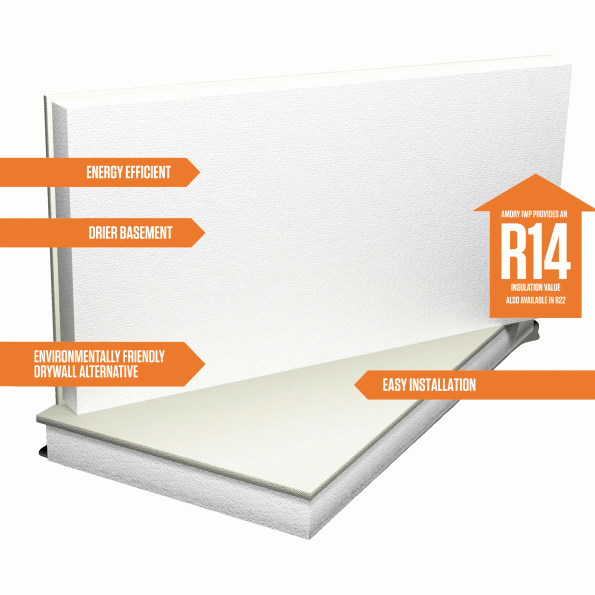 insulated basement wall system