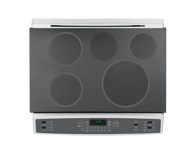 GE Profile™ Series 30" Slide-In Induction and Convection Range with ...