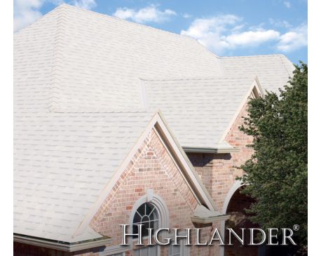 Highlander® Roofs "Dove White" - Solar Reflective Shingles - modlar.com