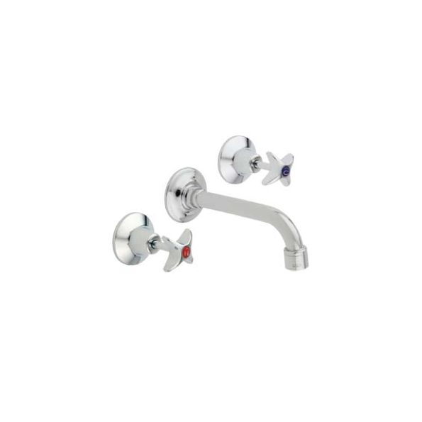 Vandal Resistant DPW Wall Sink Set (Fixed Spout) by Galvin Engineering ...