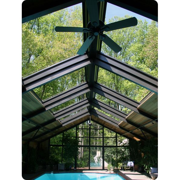 Single Panel Retractable Skylights - modlar.com