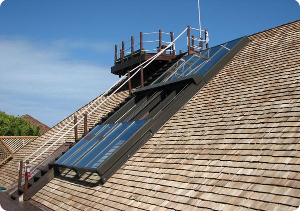 Single Panel Retractable Skylights - modlar.com