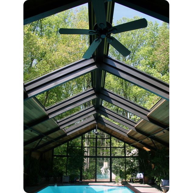 Single Panel Retractable Skylights - modlar.com