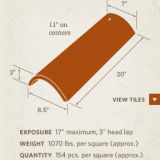 Two-piece Mission Tile 2000 series - modlar.com