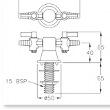 Lab 2-Way Straight and Right Angle Gas Turret by Galvin Engineering ...