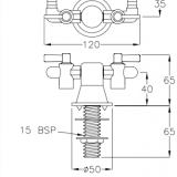 Lab 2-Way Straight and Right Angle Gas Turret by Galvin Engineering ...