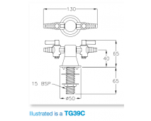 Lab 2-Way Straight and Right Angle Gas Turret by Galvin Engineering ...