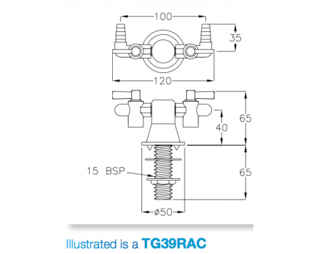 Lab 2-Way Straight and Right Angle Gas Turret by Galvin Engineering ...