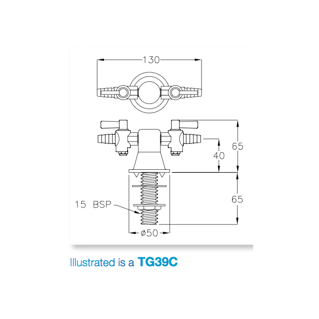 Lab 2-Way Straight and Right Angle Gas Turret by Galvin Engineering ...