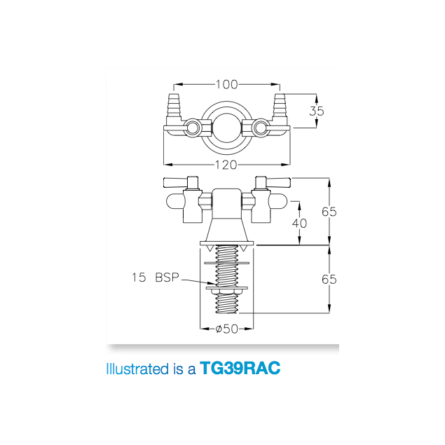 Lab 2-Way Straight and Right Angle Gas Turret by Galvin Engineering ...