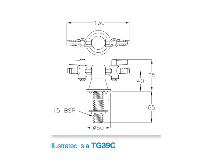 Lab 2-Way Straight and Right Angle Gas Turret by Galvin Engineering ...