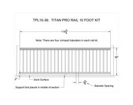 73018156 Titan Pro Railing - modlar.com