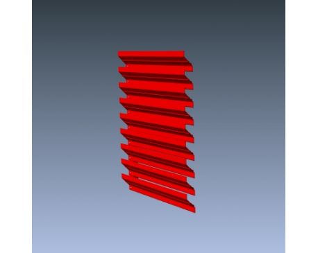 Extruded Aluminum Inverted Blades - modlar.com