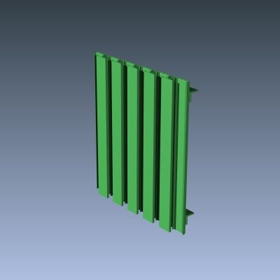 Extruded Aluminum Vertical Blades - modlar.com