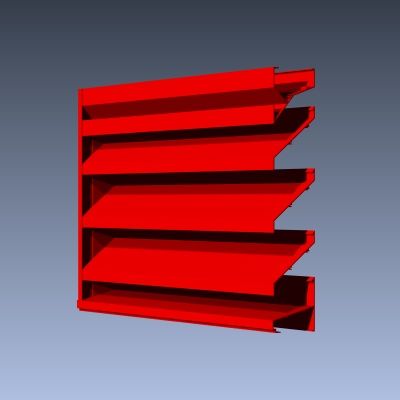 Fixed Extruded Non-Drainable Louvers - modlar.com