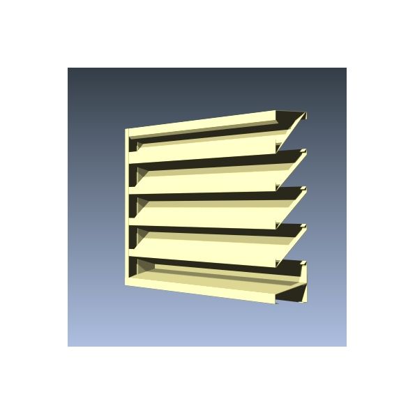 Fixed Formed Drainable Louvers - modlar.com