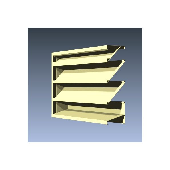Fixed Formed Drainable Louvers - modlar.com