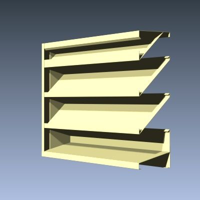 Fixed Formed Drainable Louvers - modlar.com
