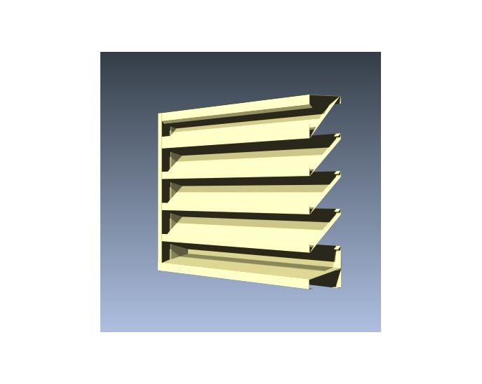 Fixed Formed Drainable Louvers - modlar.com