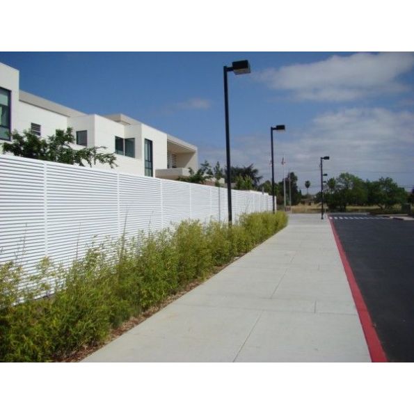 Galvanized Steel Louver Fence - modlar.com