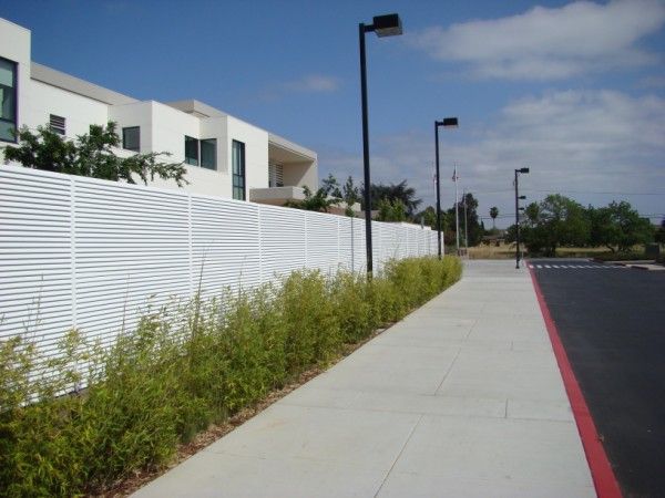 Galvanized Steel Louver Fence - modlar.com