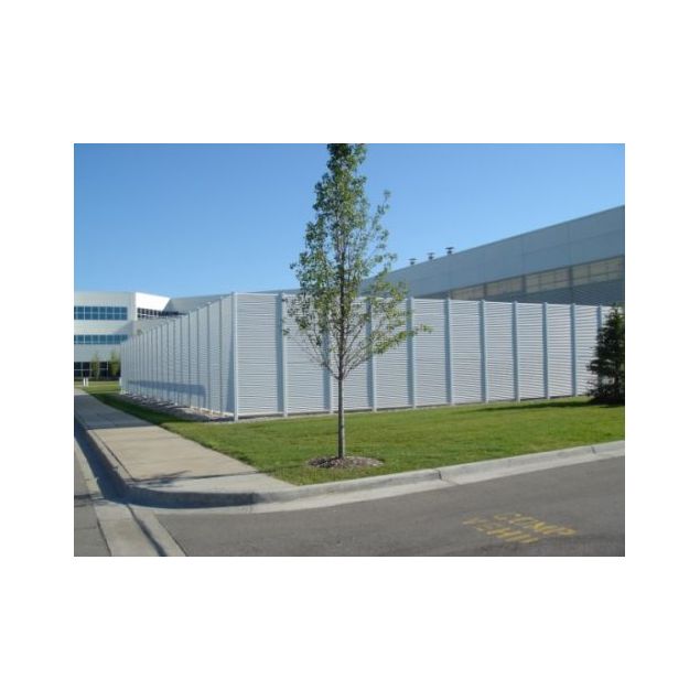 Galvanized Steel Louver Fence - modlar.com