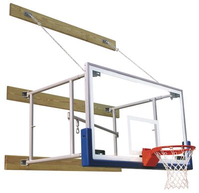 Telescoping Wall Mounted Basketball Backstops - modlar.com