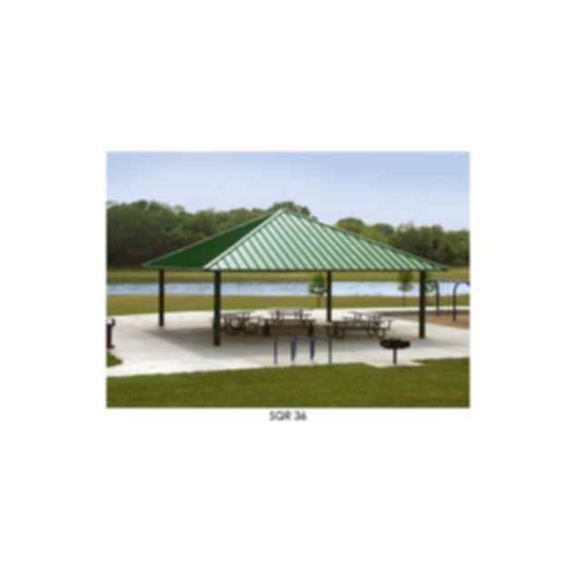 Square Four Sided Hip Roof - modlar.com