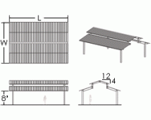 Chelsea Clerestory Gable Roof - modlar.com