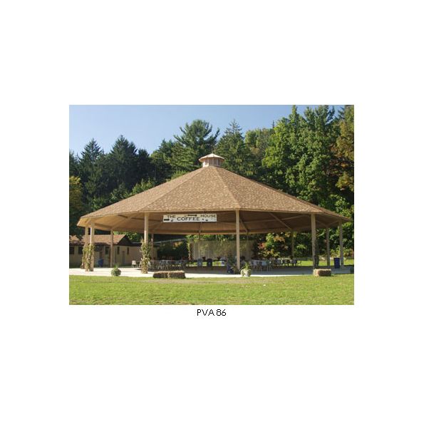 Twelve Sided Hip Roof Pavilion - modlar.com