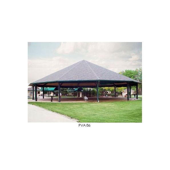 Twelve Sided Hip Roof Pavilion - modlar.com